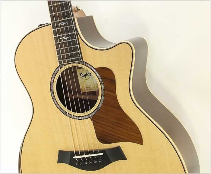 Taylor 814ce DLX Steel String Guitar, Natural | archive.12fret.com