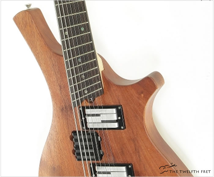 Wes Lambe 8-String Multiscale Natural, 2008 | archive.12fret.com