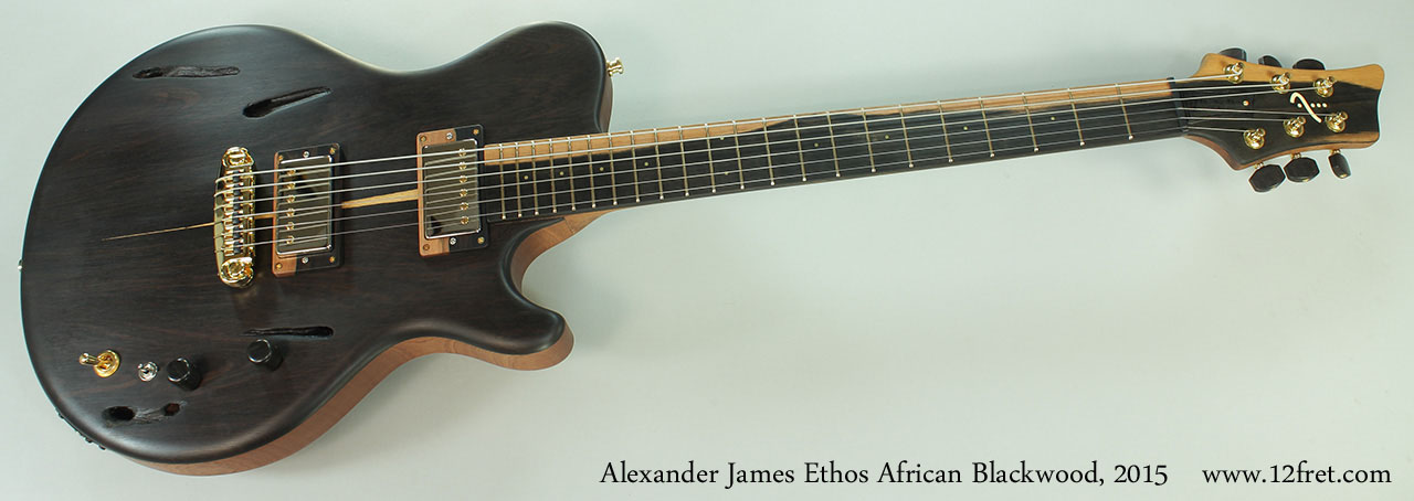 2015 Alexander James Ethos African Blackwood | archive.12fret.com