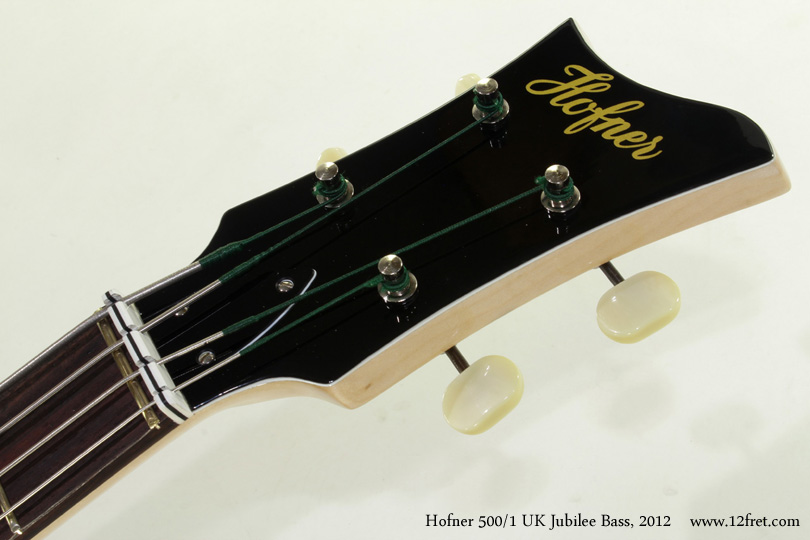 Hofner 500-1 UK Jubilee Bass, 2012| archive.12fret.com