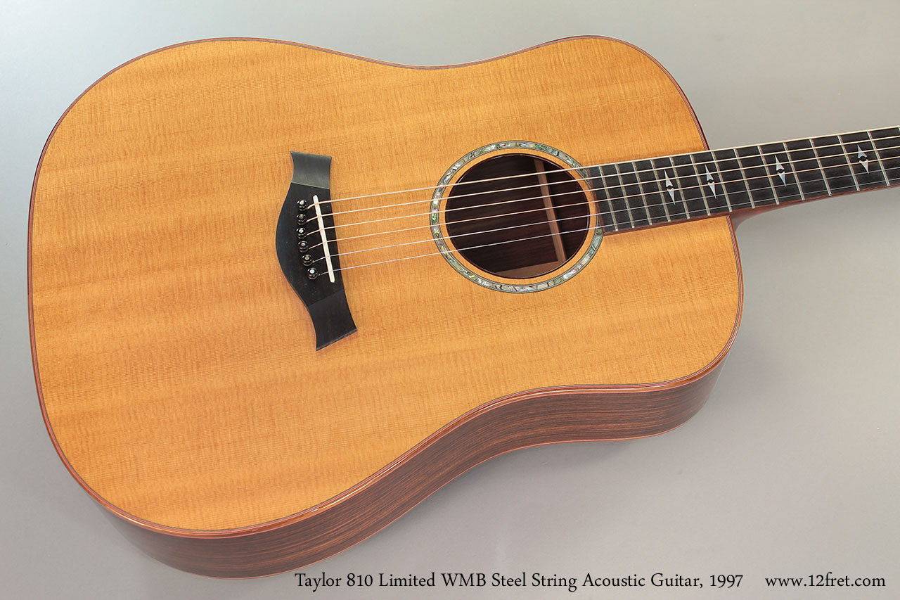 1997 Taylor 810 WMB Limited Edition Steel String | archive.12fret.com