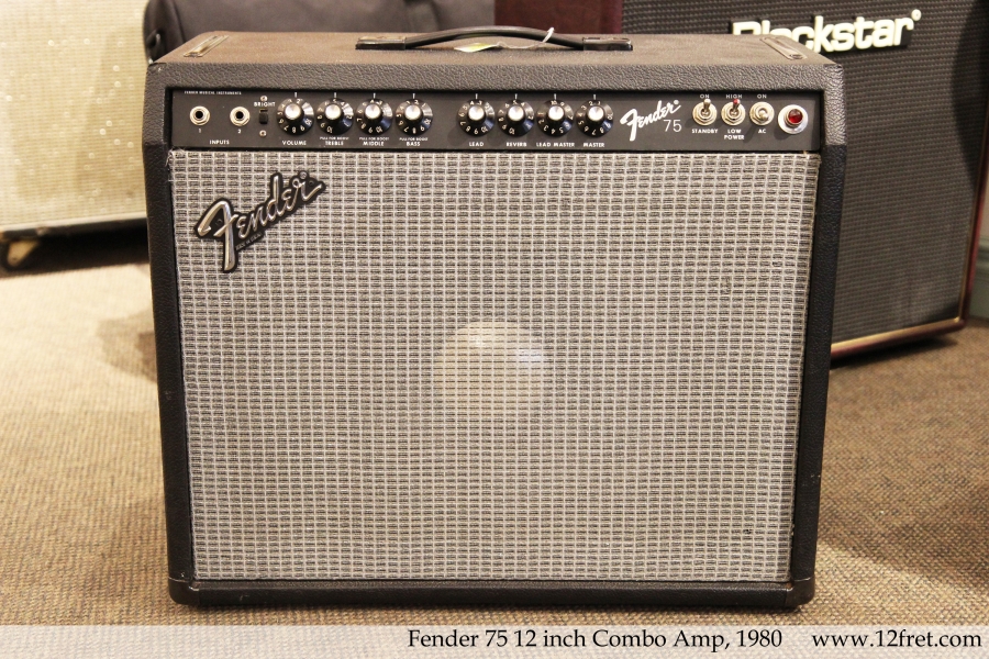 Fender 75 12 inch Combo Amp, 1980 | archive.12fret.com